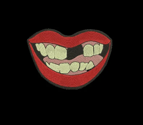 Matriz De Bordado - Boca Sem Dente - Bordando Na Prática