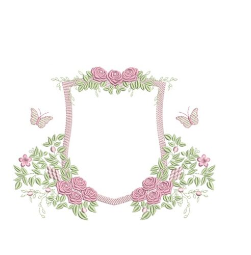 Matriz de Bordados Coleção Moldura Flores - Bordando Na Prática